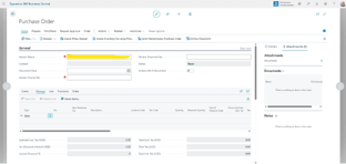 7 Steps to Create a Purchase Order in Business Central
