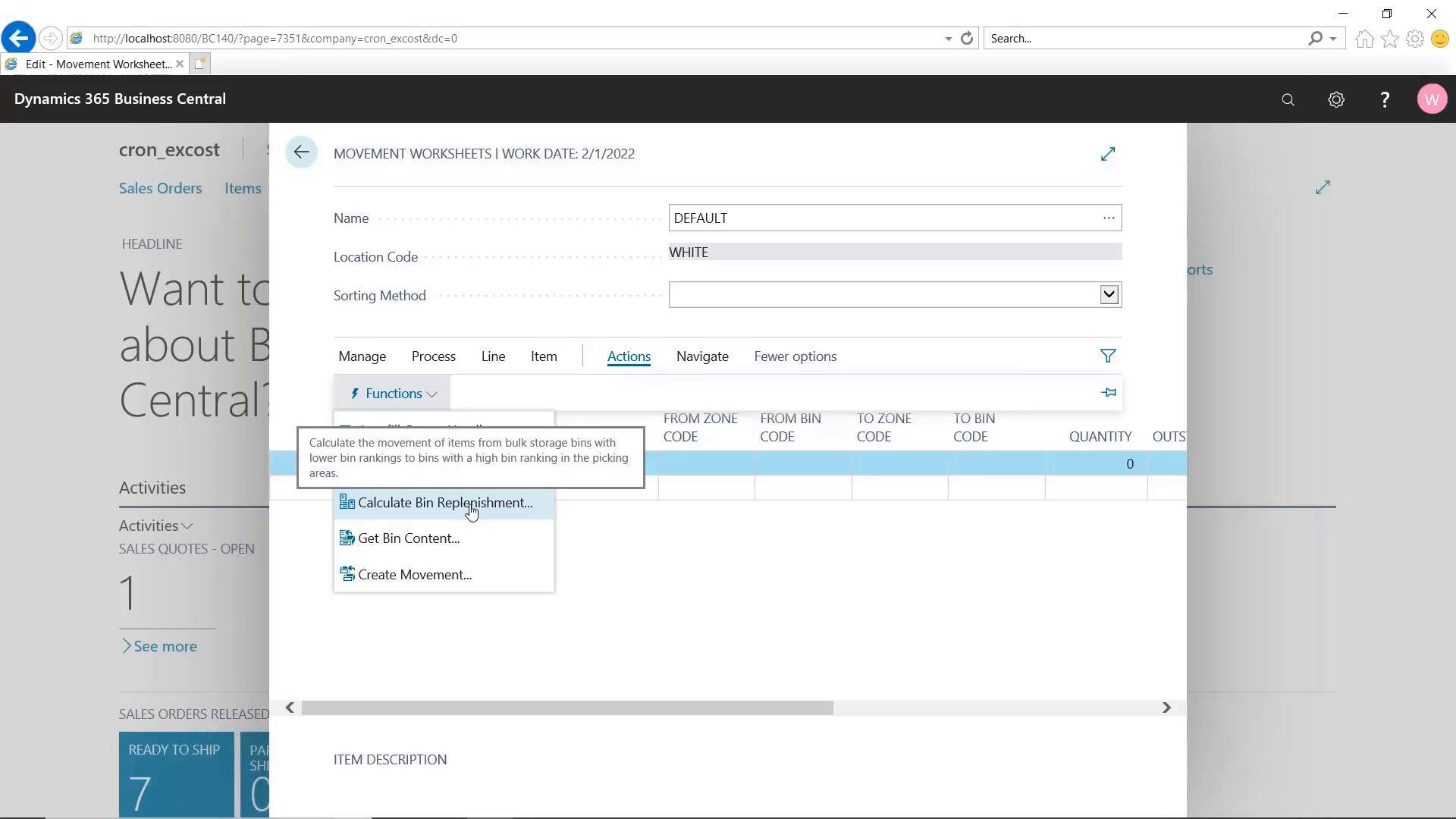 Picks and Put-Aways in Dynamics 365 Business Central